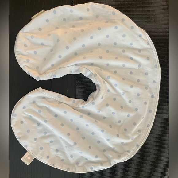 Pottery Barn Kids | Other | Pottery Barn Boppy Cover Blue Polka Dot And ...